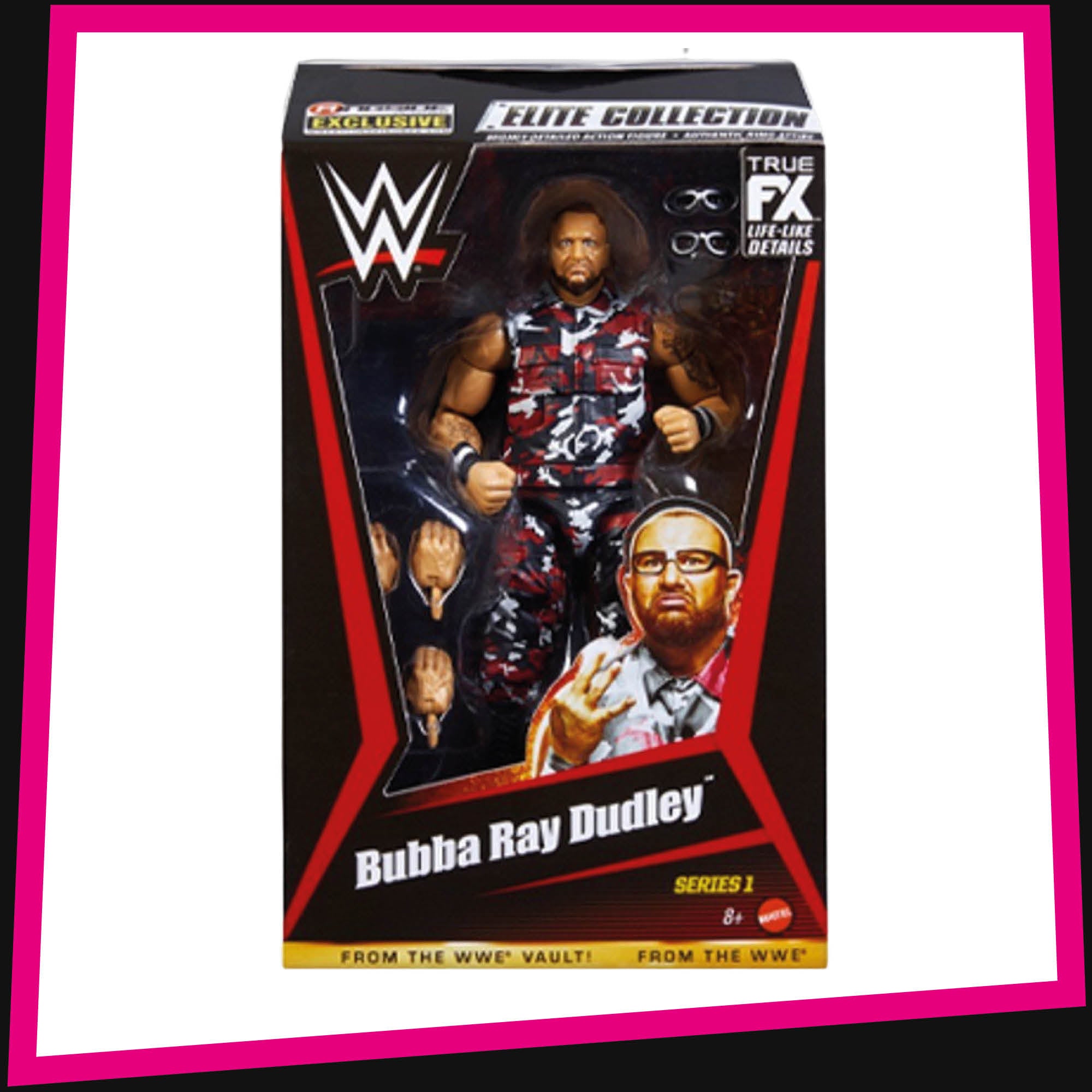 Bubba Ray Dudley Elite Collection From The Vault Series 1 Ringside C Derek s Toy Barn New and Pre Owned Toys Collectibles