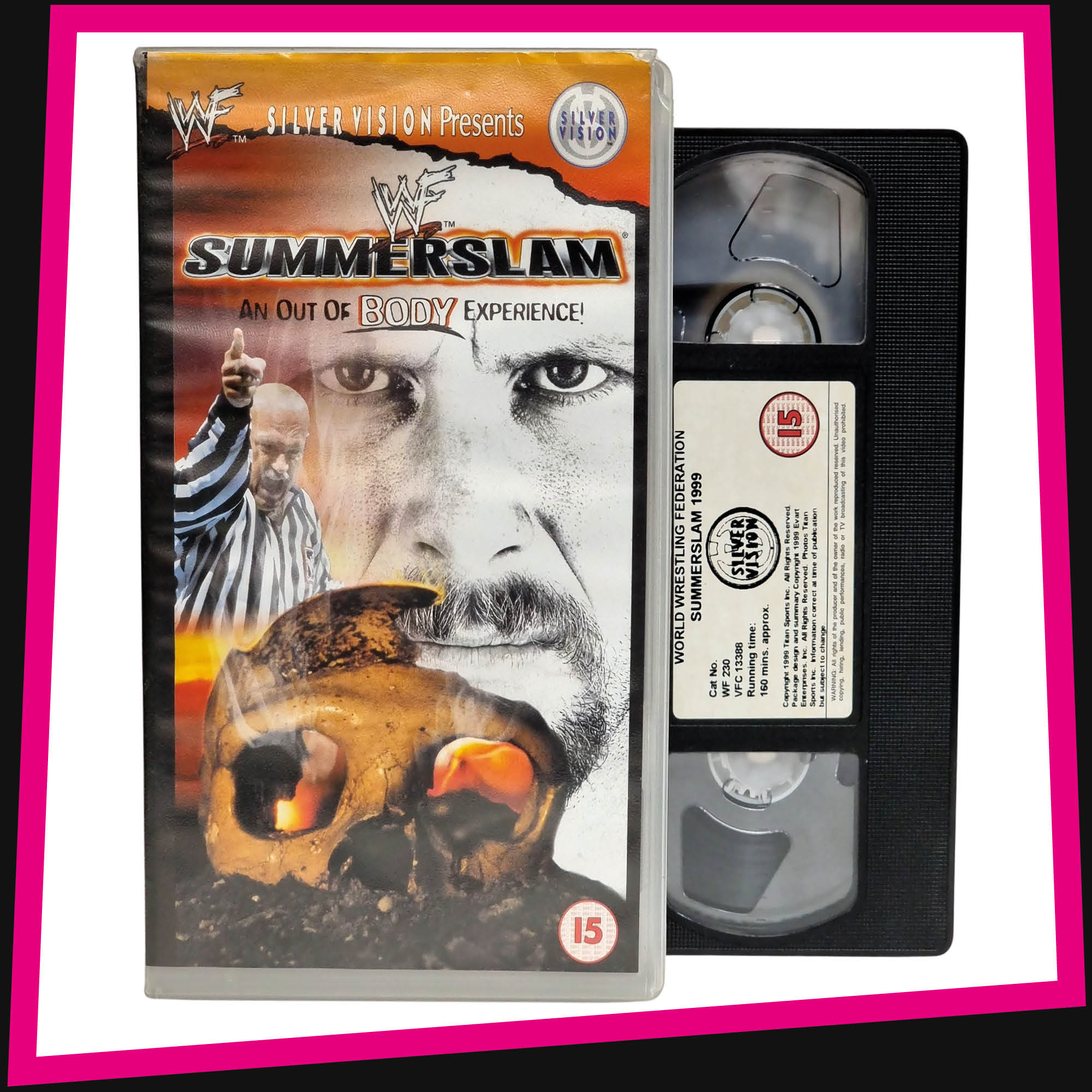 Summerslam 1999 - WWF/WWE VHS PPV 1999 Silver Vision – Derek's Toy Barn - New and Pre-Owned Toys ...