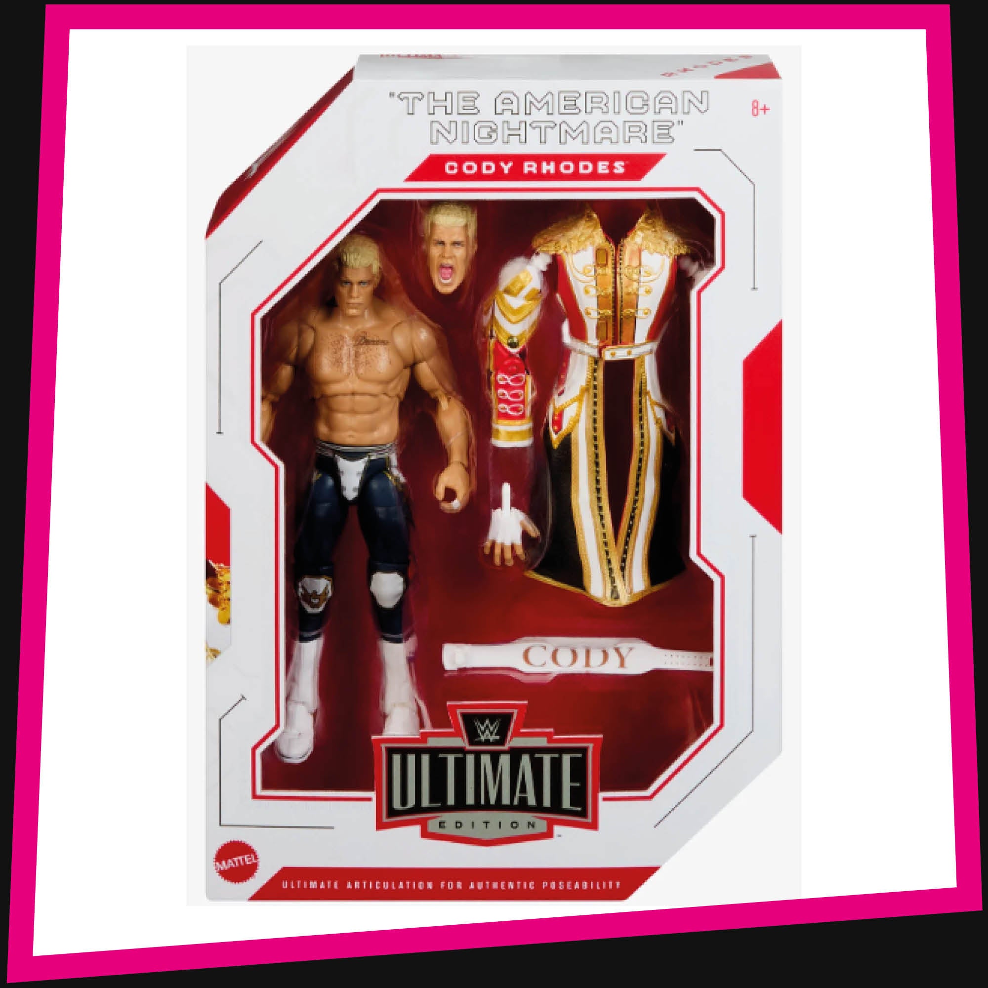Cody Rhodes WWE Ultimate Edition Wave 21 Mattel Derek s Toy Barn New and Pre Owned Toys Collectibles