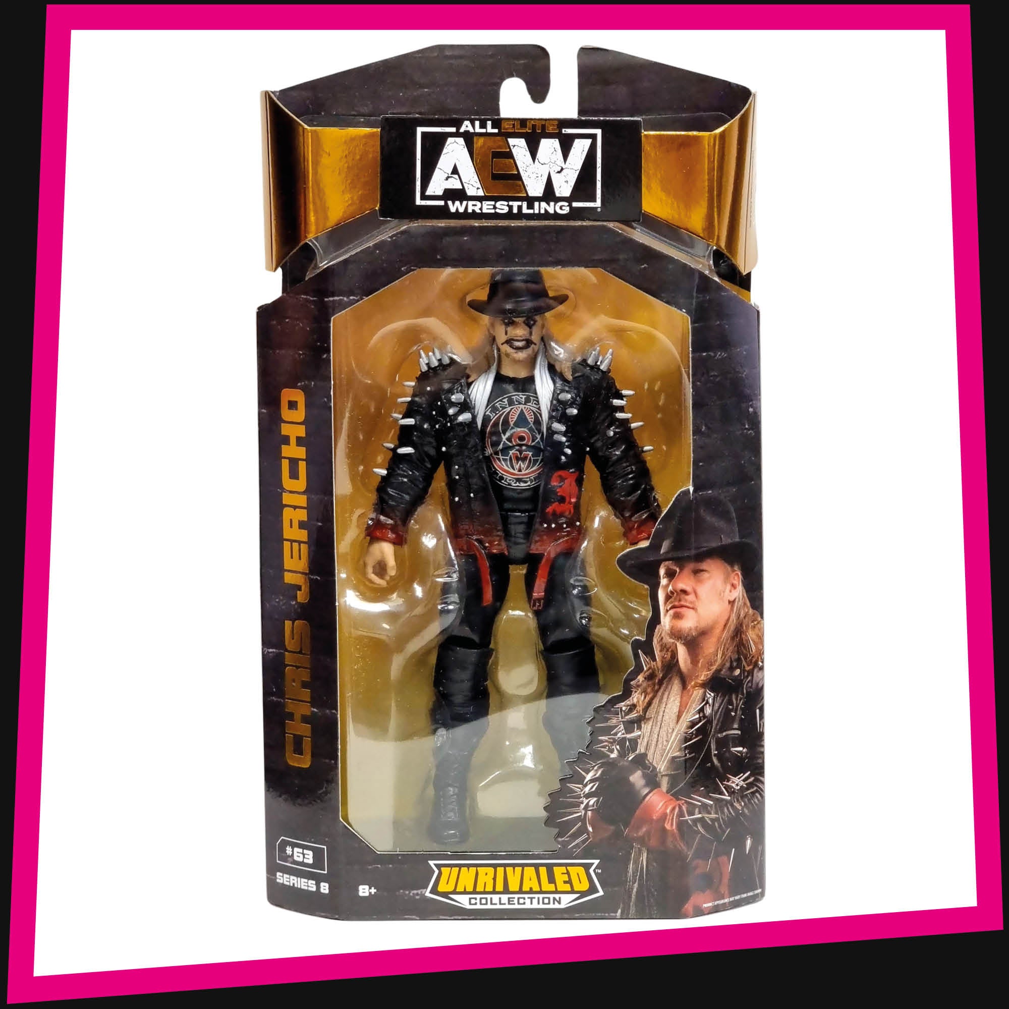 Chris Jericho - AEW Unrivaled Collection Series 8 #63 Jazwares *US IMP ...