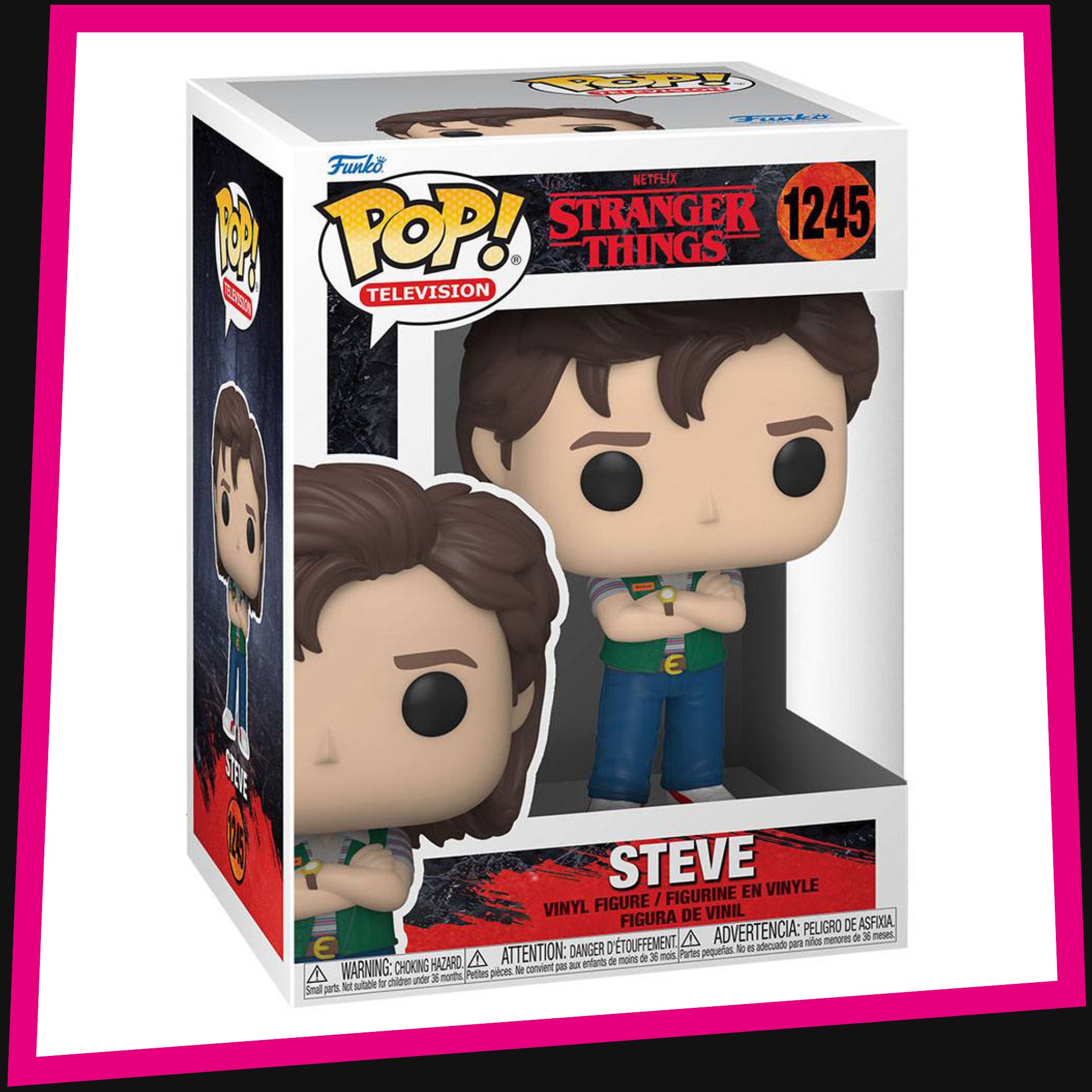 Steve - Stranger Things #1245 Funko POP! Television 3.75" – Derek's Toy ...