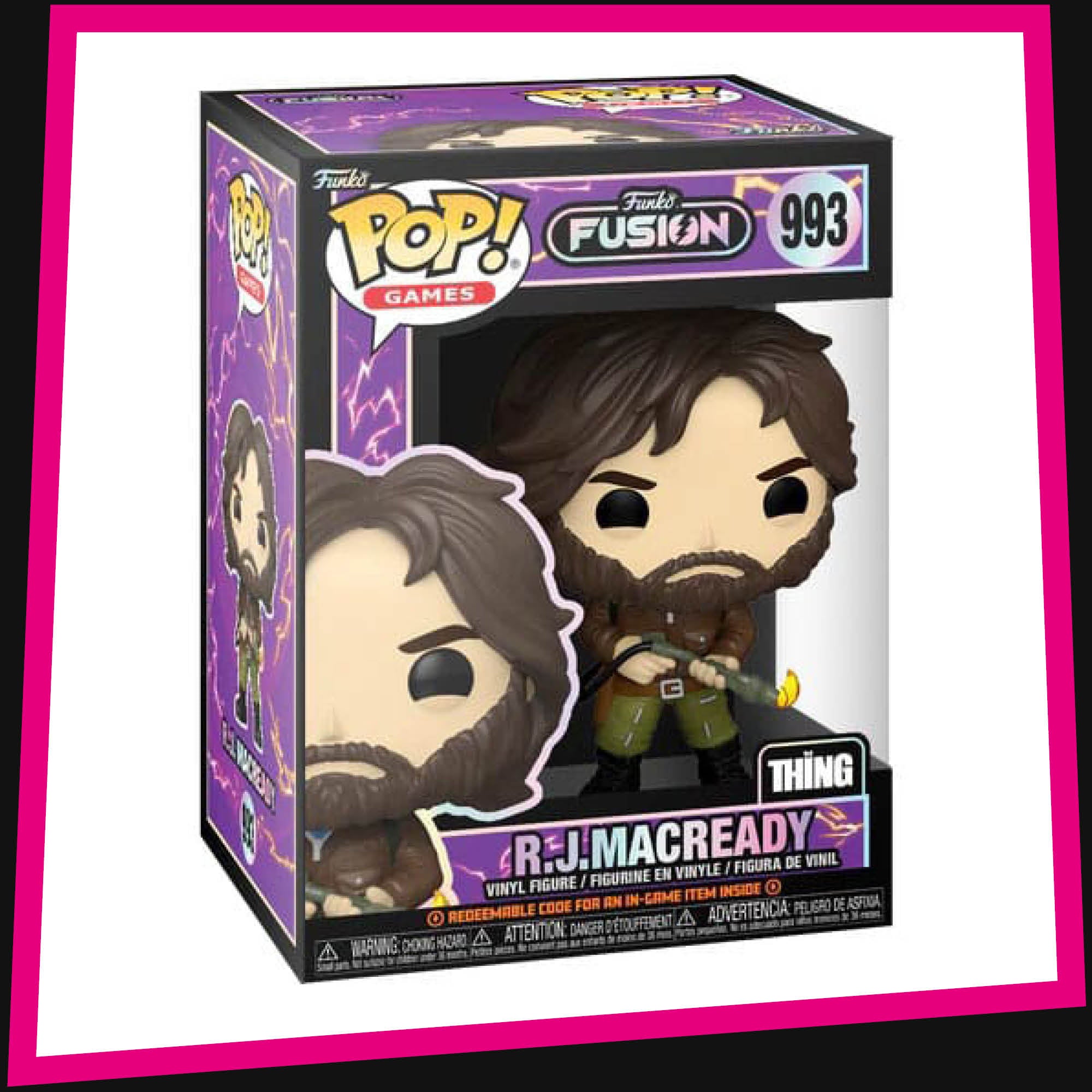R.J. MacReady - The Thing #993 Funko Fusion POP! Games 3.75" – Derek's ...