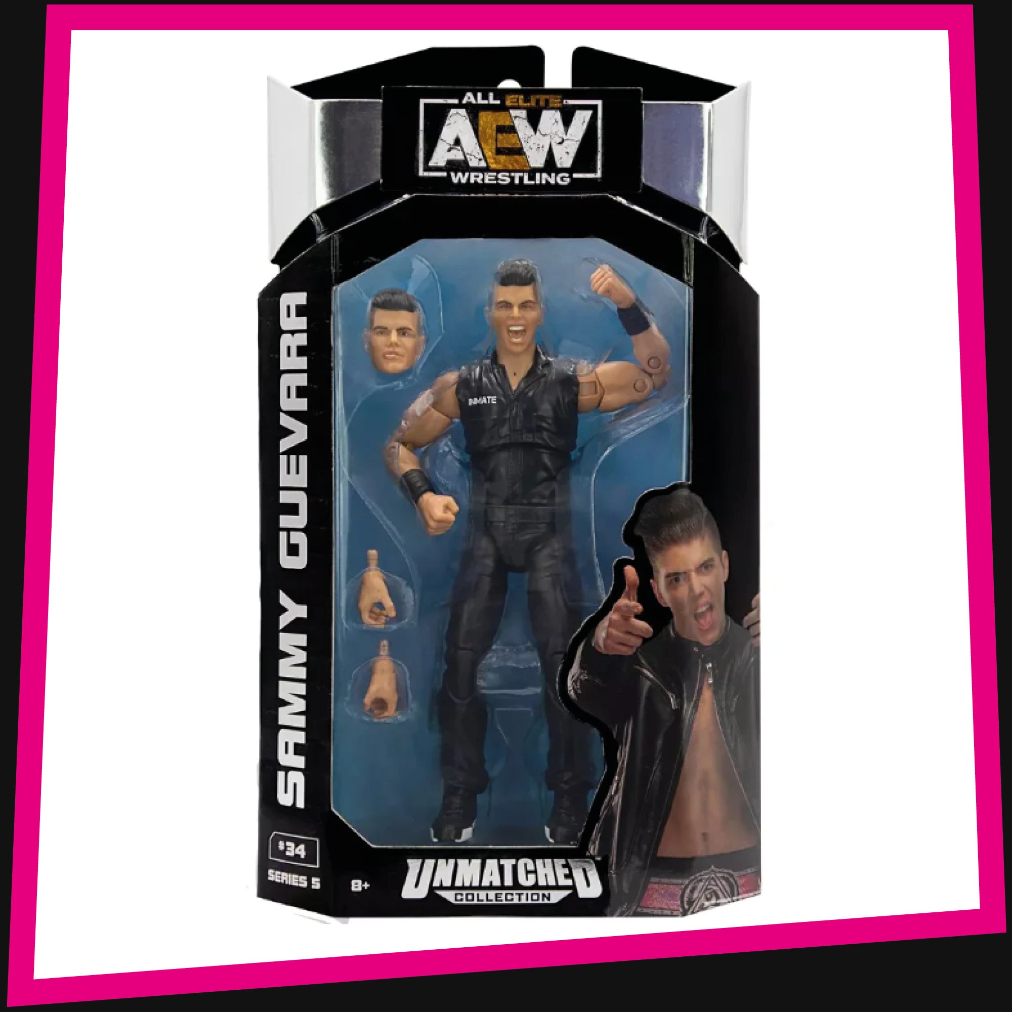 Sammy Guevara - AEW Unmatched Collection: Series 5 #34 Jazwares *US Im ...