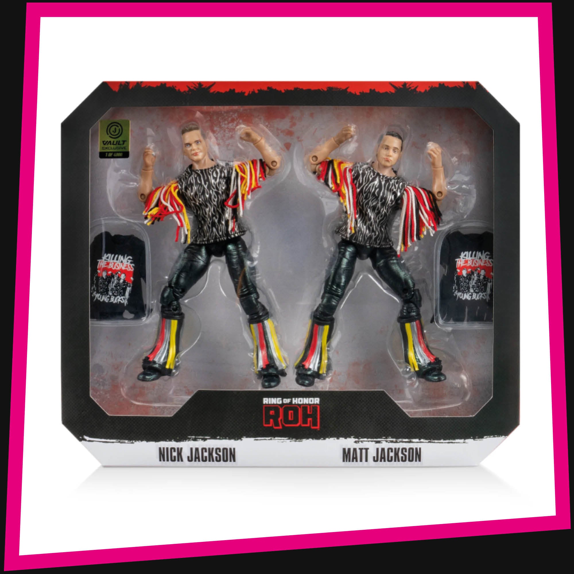 The Young Bucks - 1/4000 ROH Ring of Honor Vault Exclusive Jazwares ...