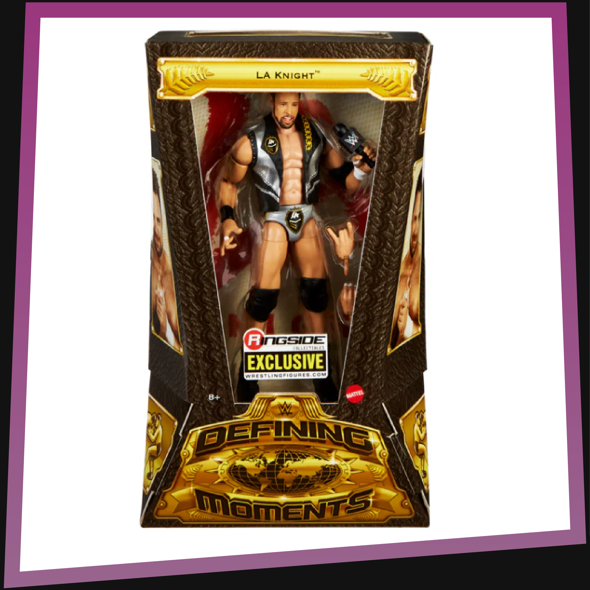 LA Knight - Defining Moments Ringside Collectibles Exclusive WWE Matte ...