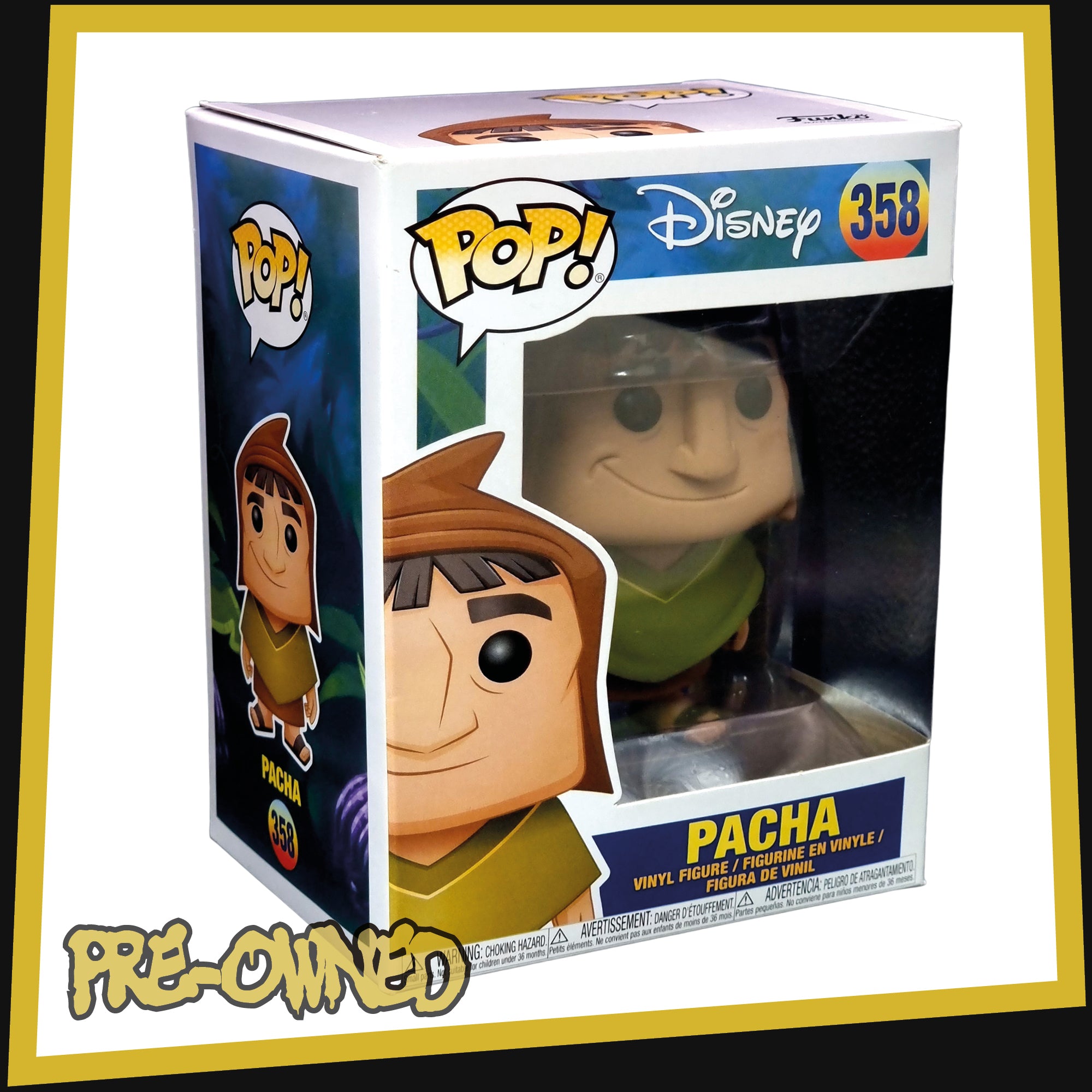 Pacha - The Emperor's New Groove #358 Funko POP! Vinyl Disney 3.75 ...