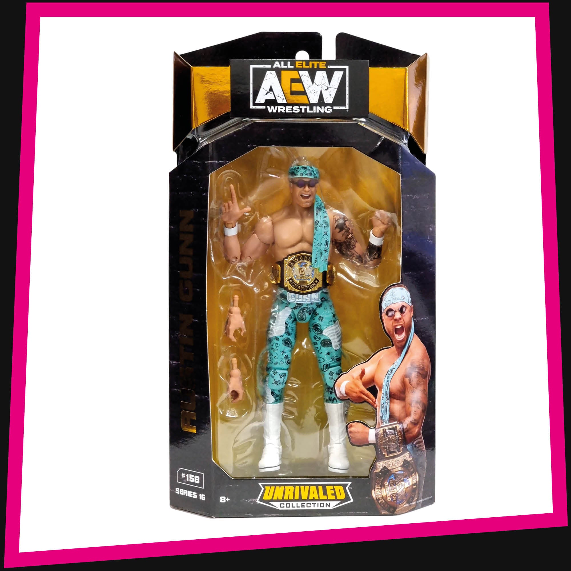 Austin Gunn - AEW Unrivaled Collection: Series 16 #158 Jazwares – Derek ...