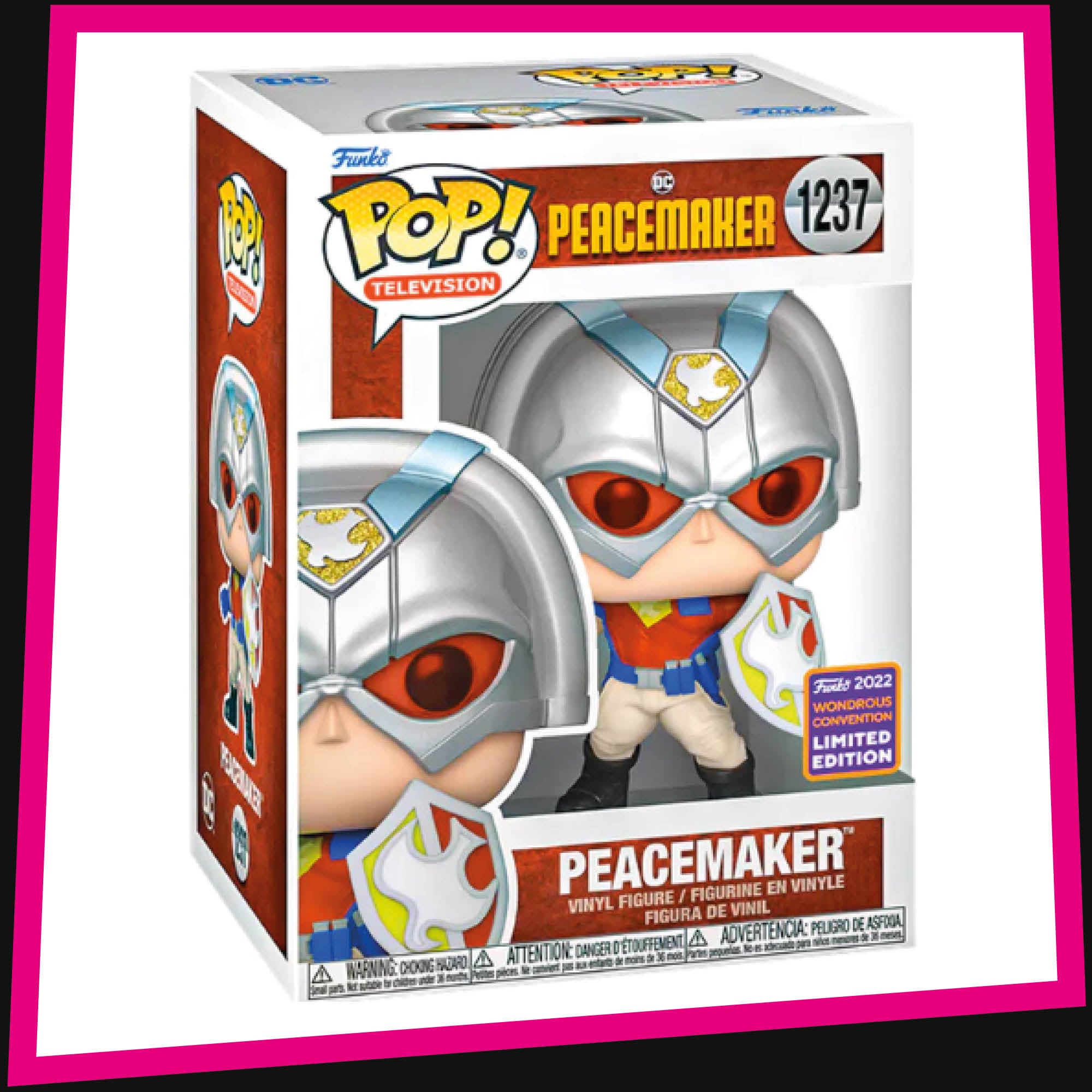 Peacemaker - DC Peacemaker *2022 Wondrous Convention* #1237 Funko POP ...