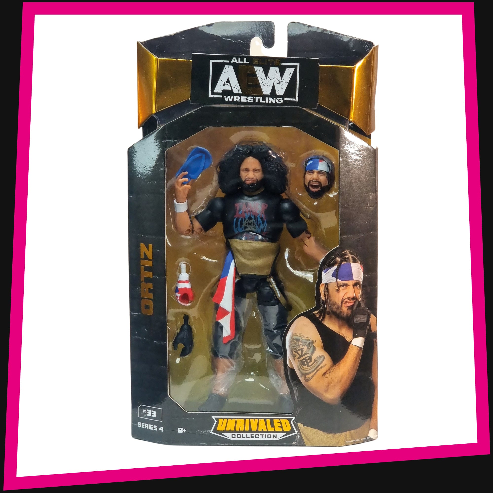 Ortiz - AEW Unrivaled Collection: Series 4 #33 Jazwares – Derek's Toy ...